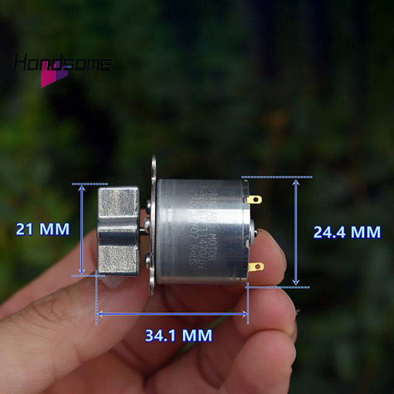 Handsome- RC-320 Vibration Motor with Vibrag Wheel DC 6V-9V Vibrator ...