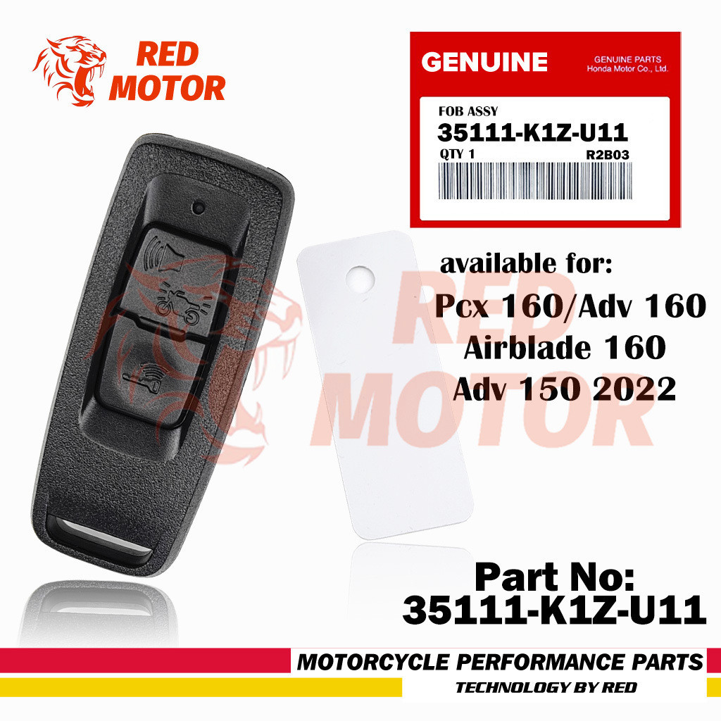 Pcx 160 Remote Key for Adv 150 2022/Adv 160/Airblade 160(35111-K1Z-U11 ...