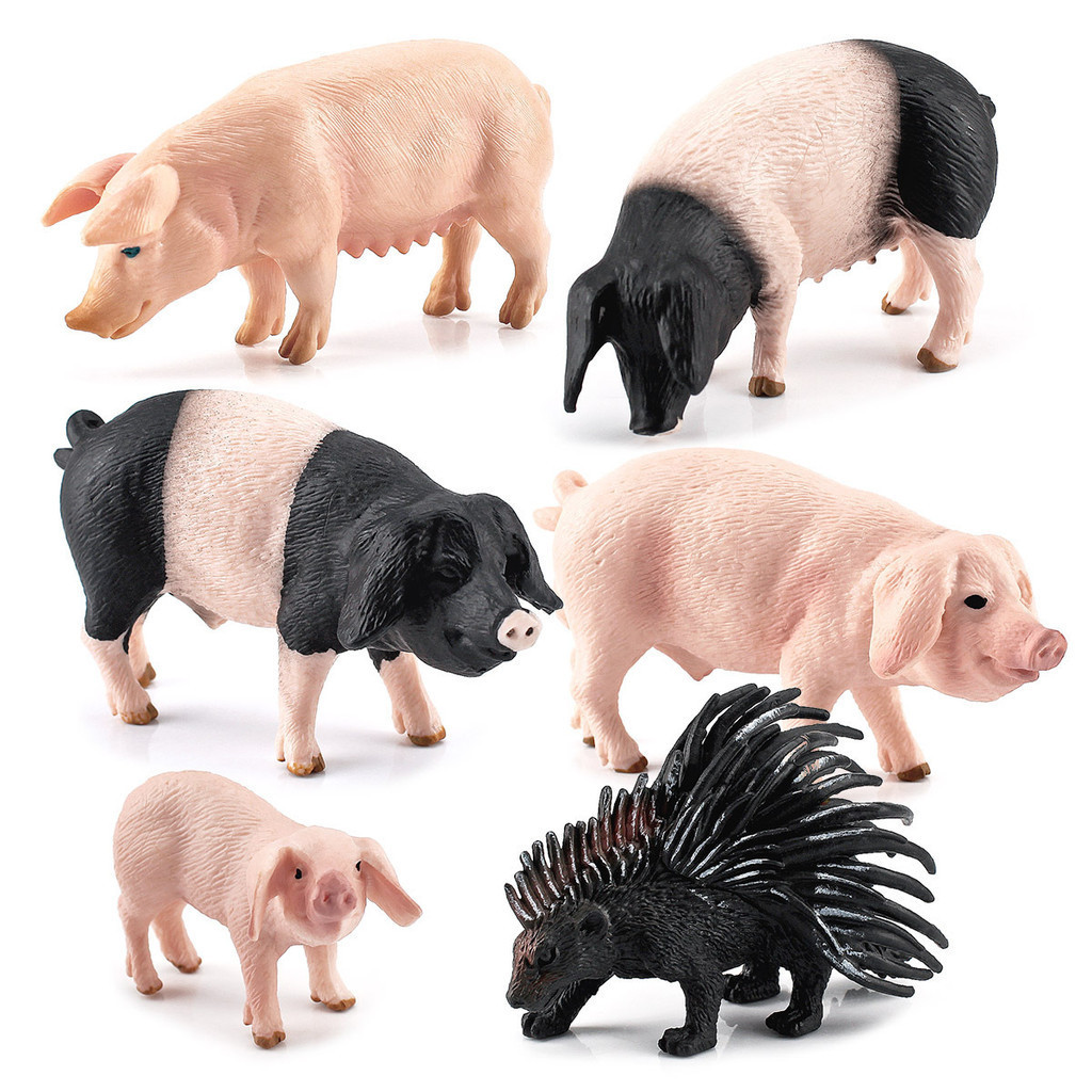 Children's Cognitive Happy Farm Animal Model Simulation Poultry Pig ...