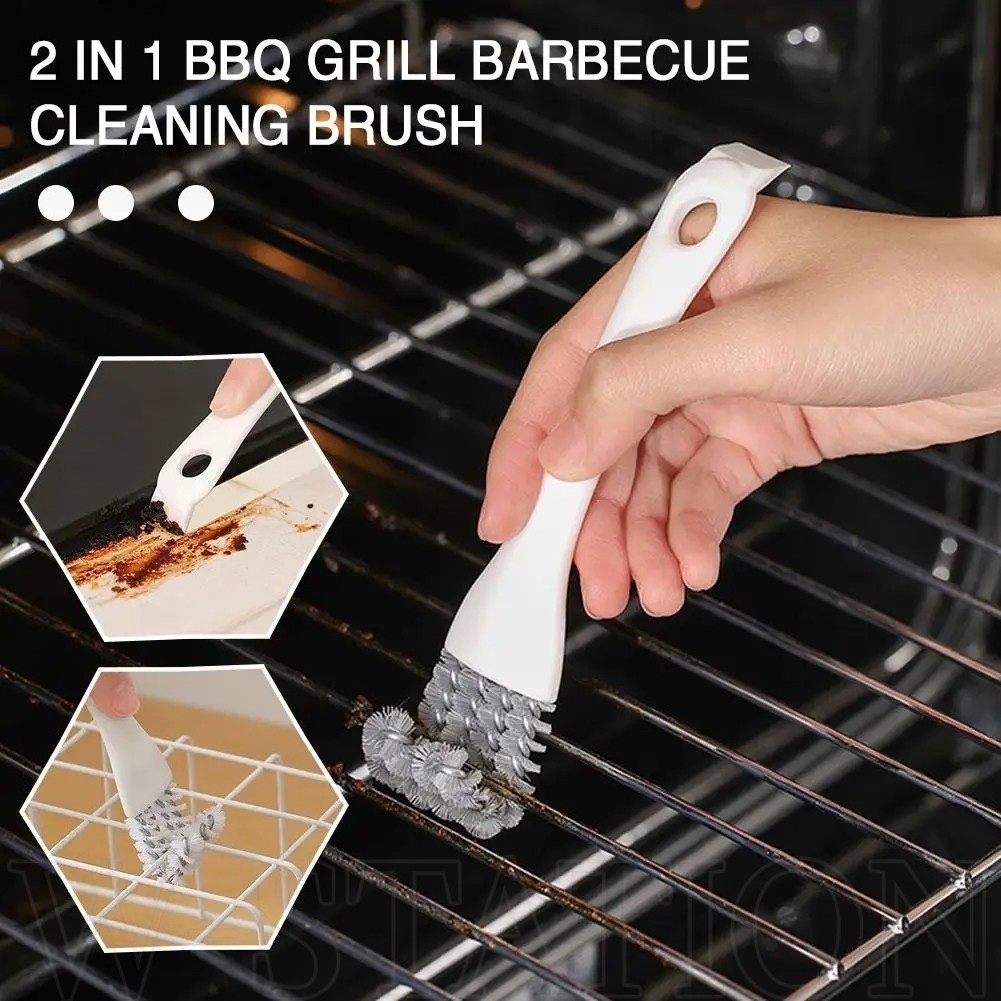 Barbecue Rack Cleaning Brush - Multi Functional Storage Rack Brush ...