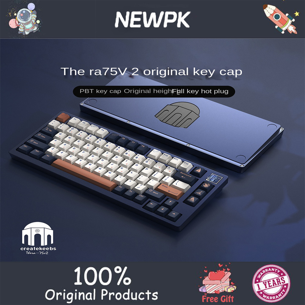 LUMINKEY Createkeebs Thera75V2O riginal key cap factory height PBT thermal sublimation complete ...