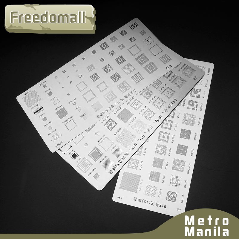 4pcs/Set Universal Android Bga Reballing Stencils Kit | Shopee Philippines