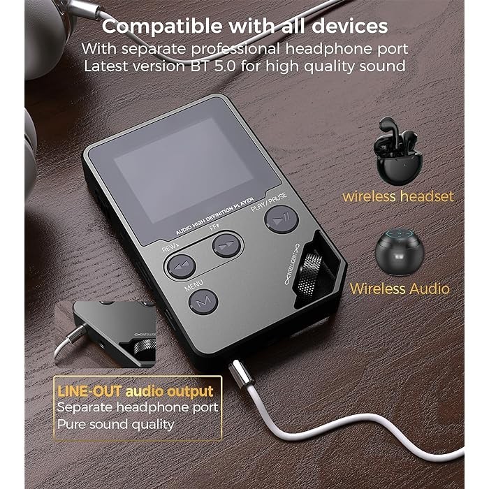 MROBO Mp3 Mp4 Music Player Bluetooth | Media Players Audio Video ...