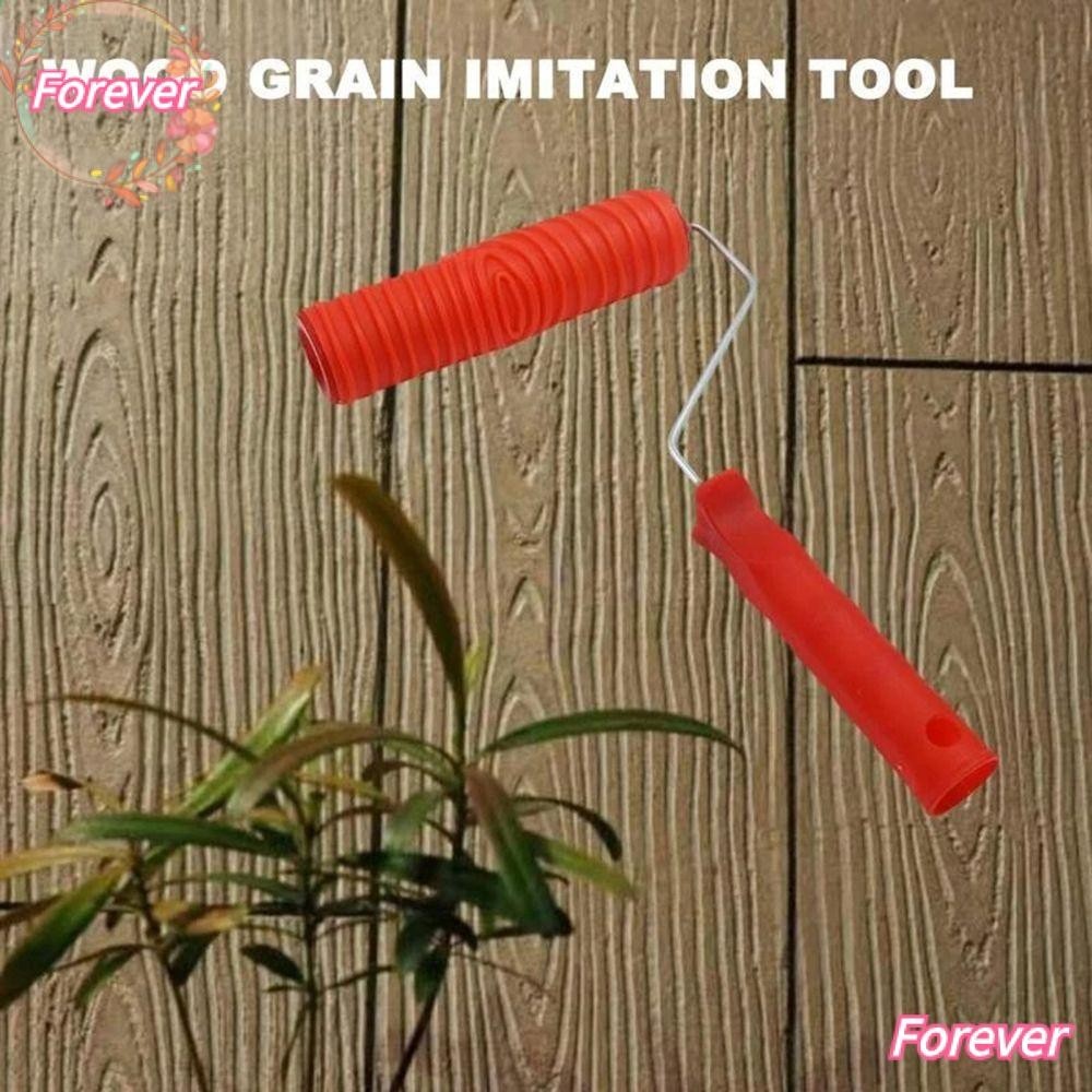 FOREVER Wood Grain Paint Roller Wall Brush Pigment Printing Arts ...