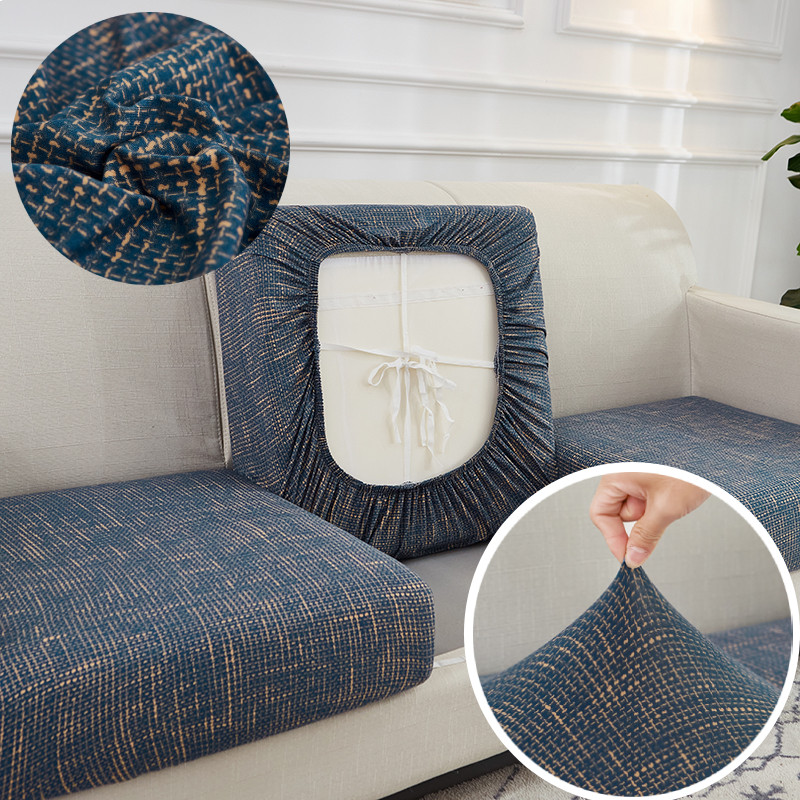 Thick Sofa Cushion Cover 1/2/3/ Seater L shape Elastic Sofa Seat Cover ...