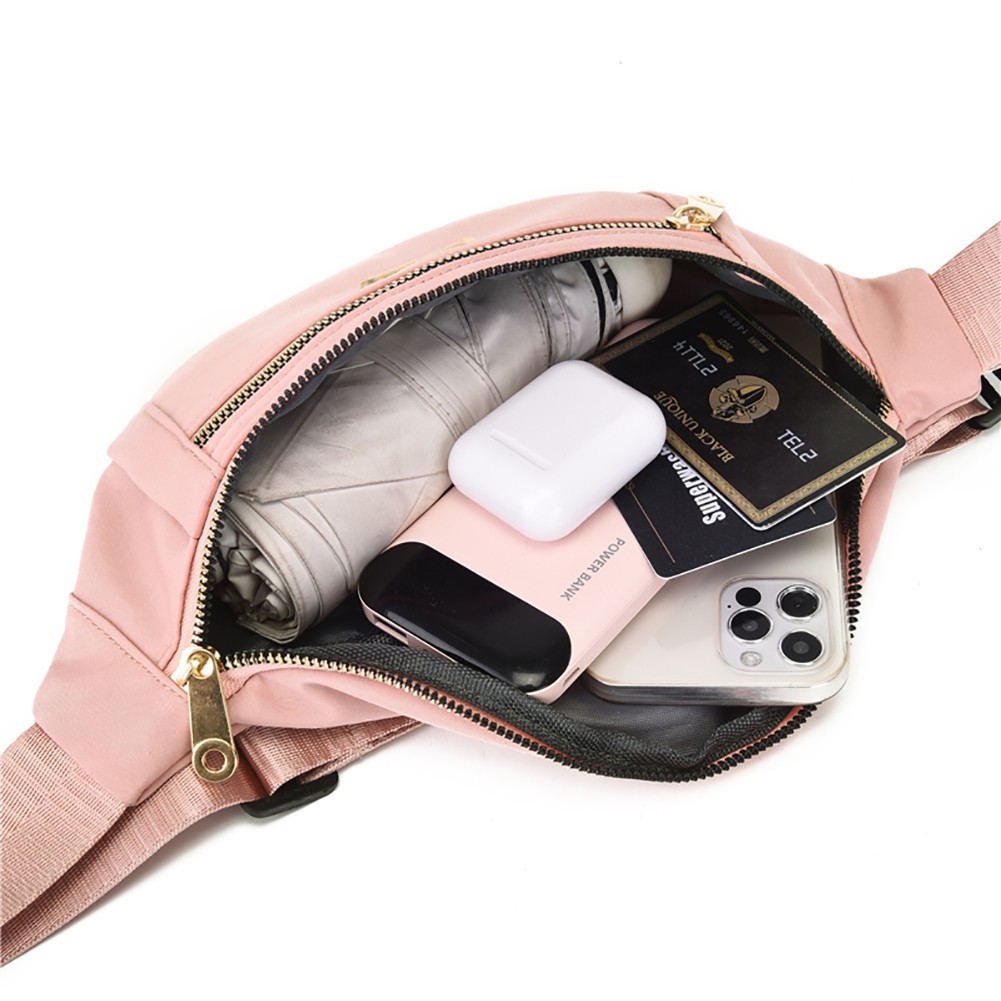 ( Narebig ) Women Pure Fanny Pack Oxford Cloth Waist Bag Ladies Fashion ...