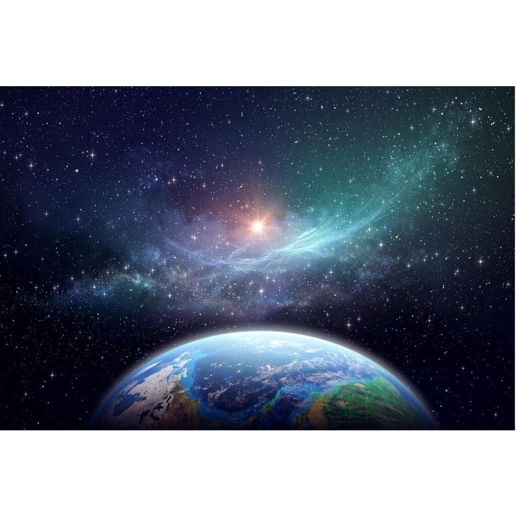 Exoplanet In Outer Space Fantasy Galaxy Picture Solar System Science Ki ...