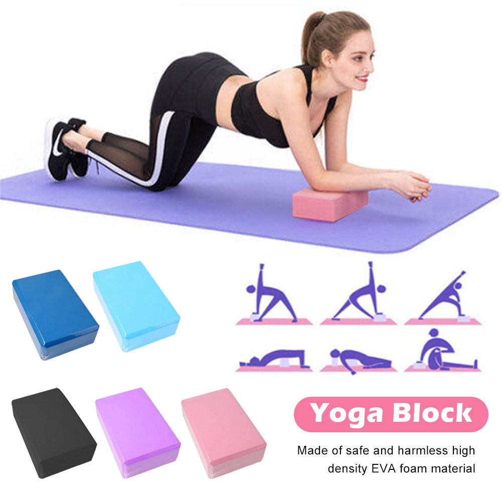 Foam Bricks EVA Yoga Block High-density Gym Blocks Stretching Tool ...