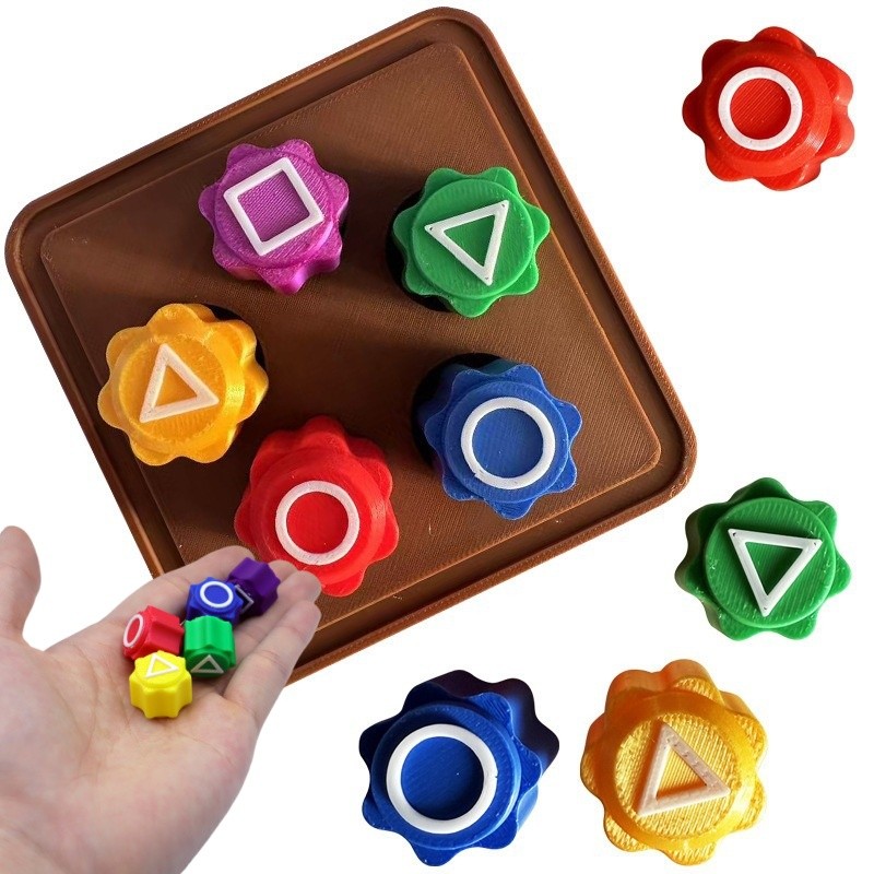 2025 Gonggi Stone Catching Toy Playset Squid Game 2 Jackstone Game 5 ...