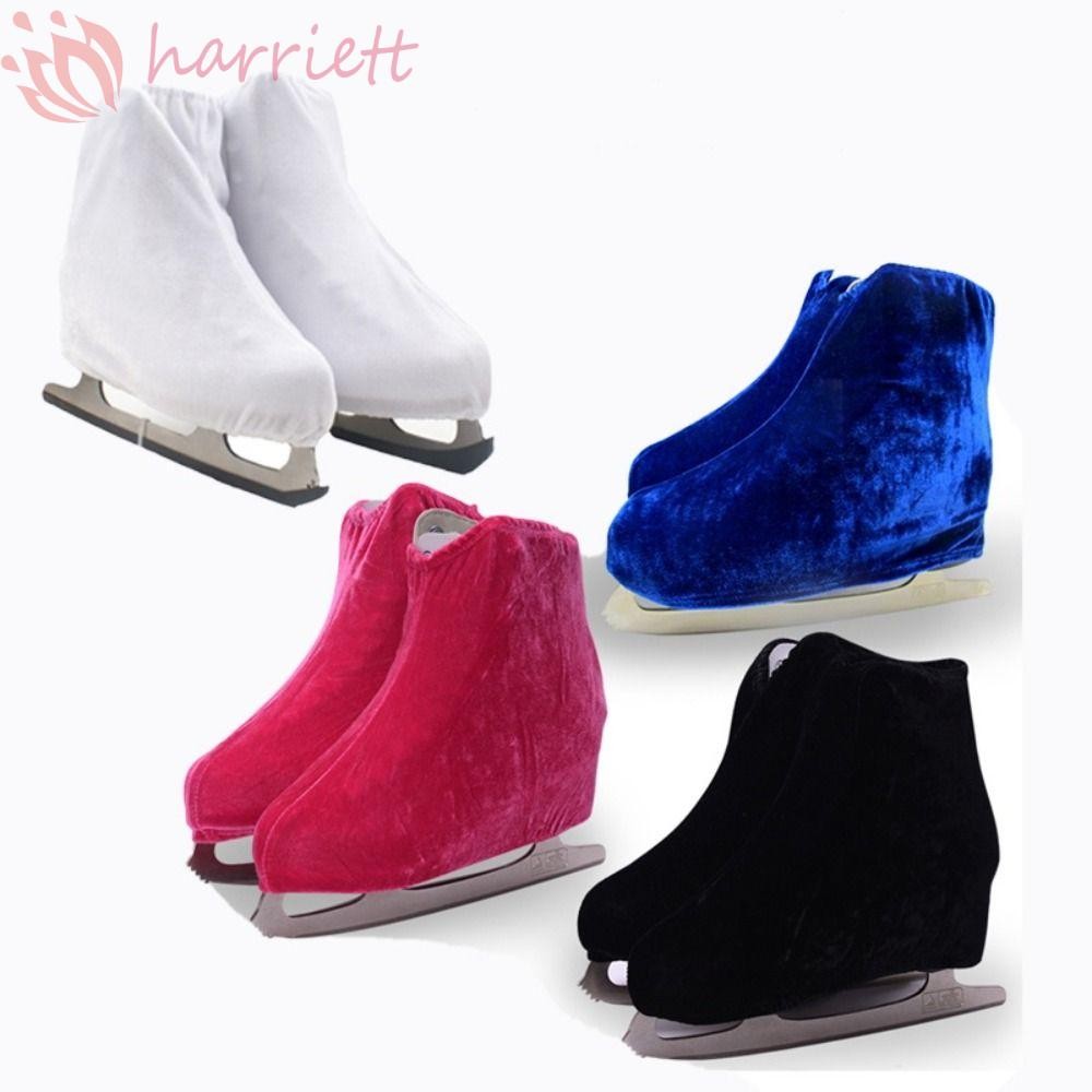 HARRIETT Skating Shoes Cover, Velvet Flannelette Anti Dirty Figure ...