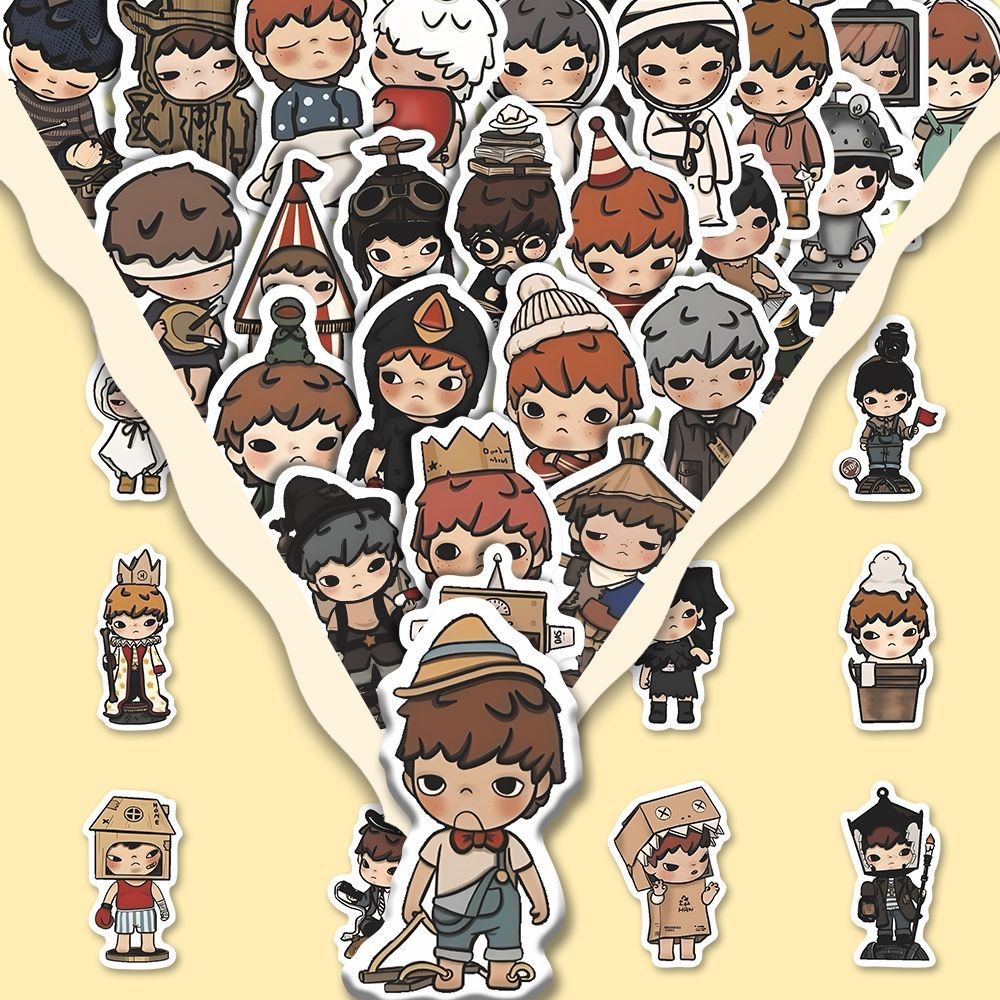 60/83Pcs Hirono Stickers with Free Photocards Collection Kid Toy ...