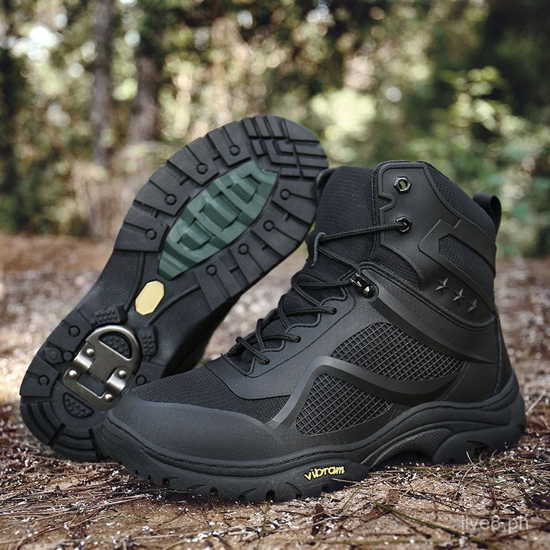 Spot Goods plus Size High-top Military Boots Steel Claw Tactical Boots ...