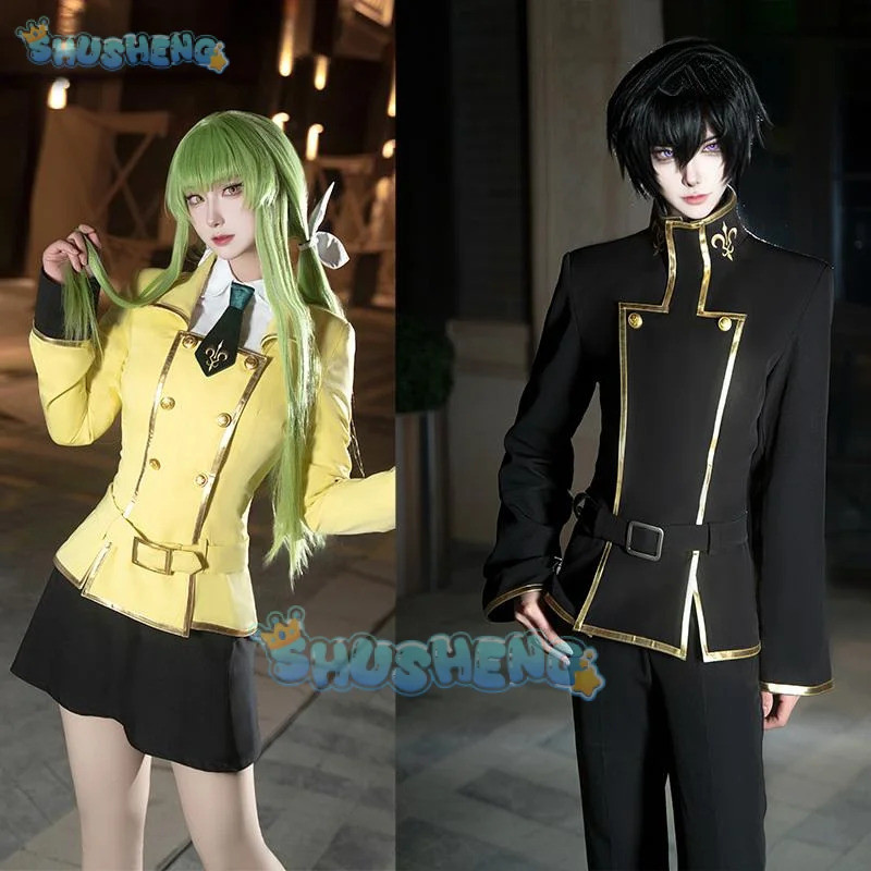 Anime Lelouch Lamp Rouge Cosplay Costume Nezuko Cosplay Code Geass CC ...