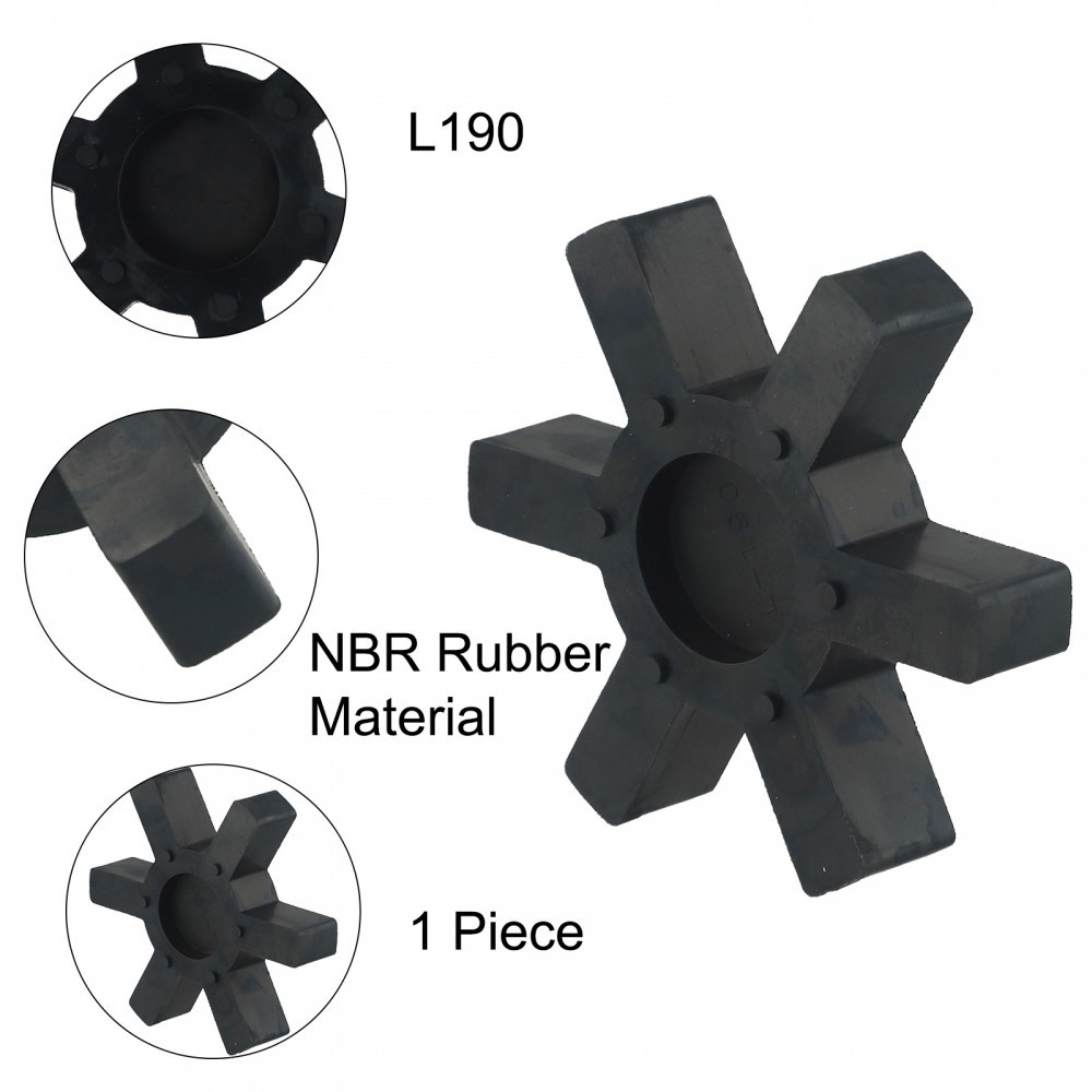 NBR Rubber Spider Insert for Lovejoy LJaw Coupling L190 Efficient ...