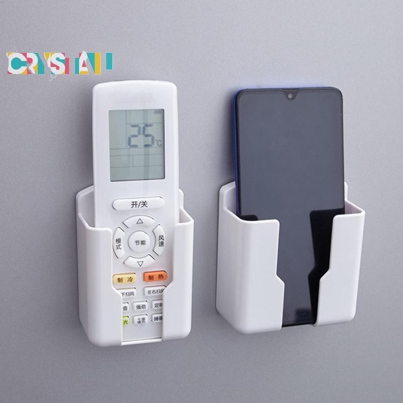 Crystal- 1Pc Universal Air Conditioner Remote Holder White Wall Mounted ...