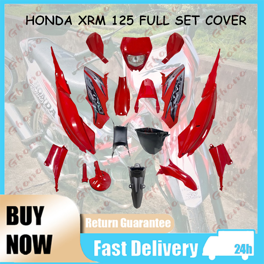 HONDA XRM 125 FULL BODY FAIRING KIT 4 COLORS | Shopee Philippines