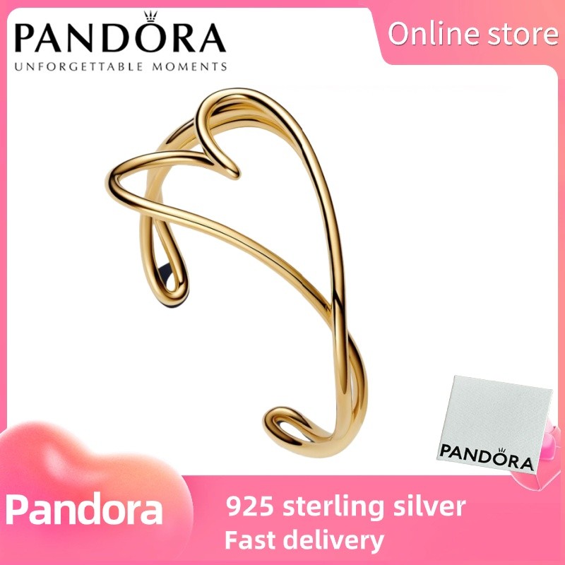 100% authentic S925 sterling silver PANDORA [563808C00] Organically ...