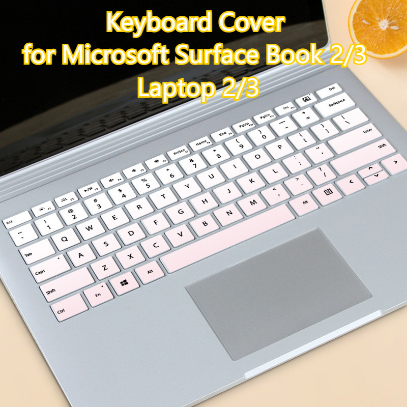 Laptop Keyboard Cover for Microsoft Surface Book 2/3 Laptop 2/3 Soft ...