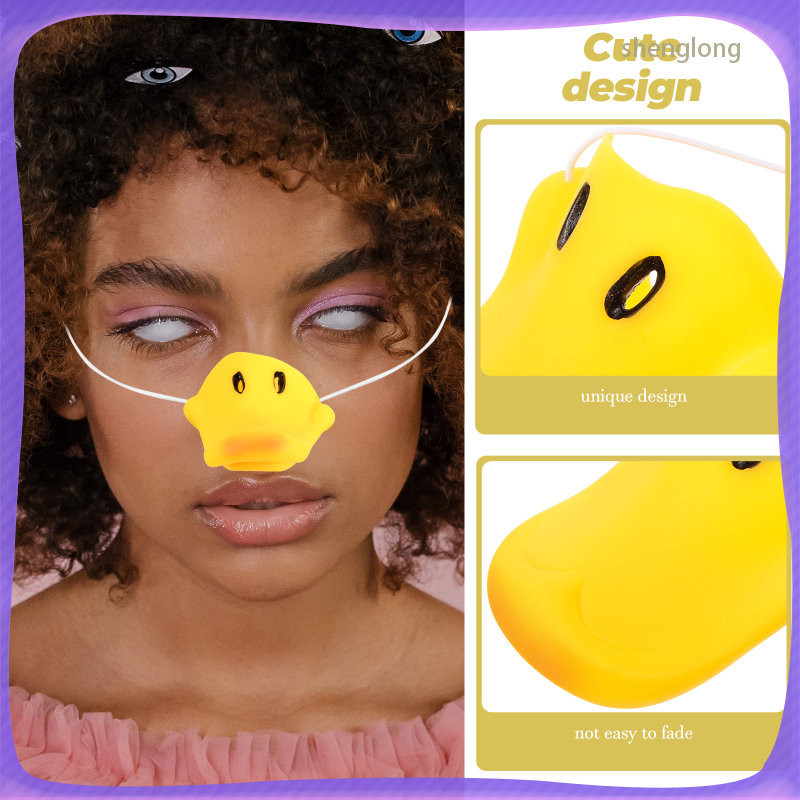 Nose 3 Pcs Animal Masks Bill Beak Kids Toys Ducks Simulation Party ...