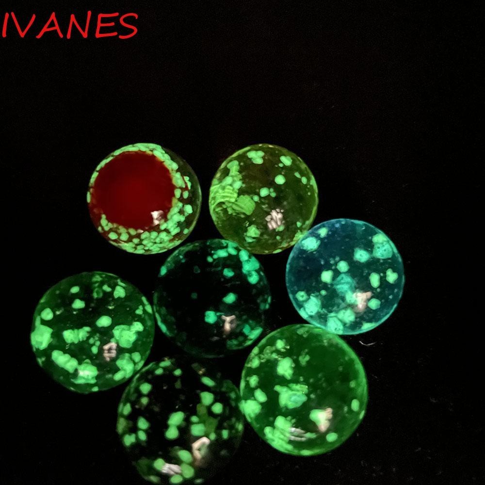 IVANES Glass Marbles Glow in The Drak Home Decor|Beads Bouncing Ball ...