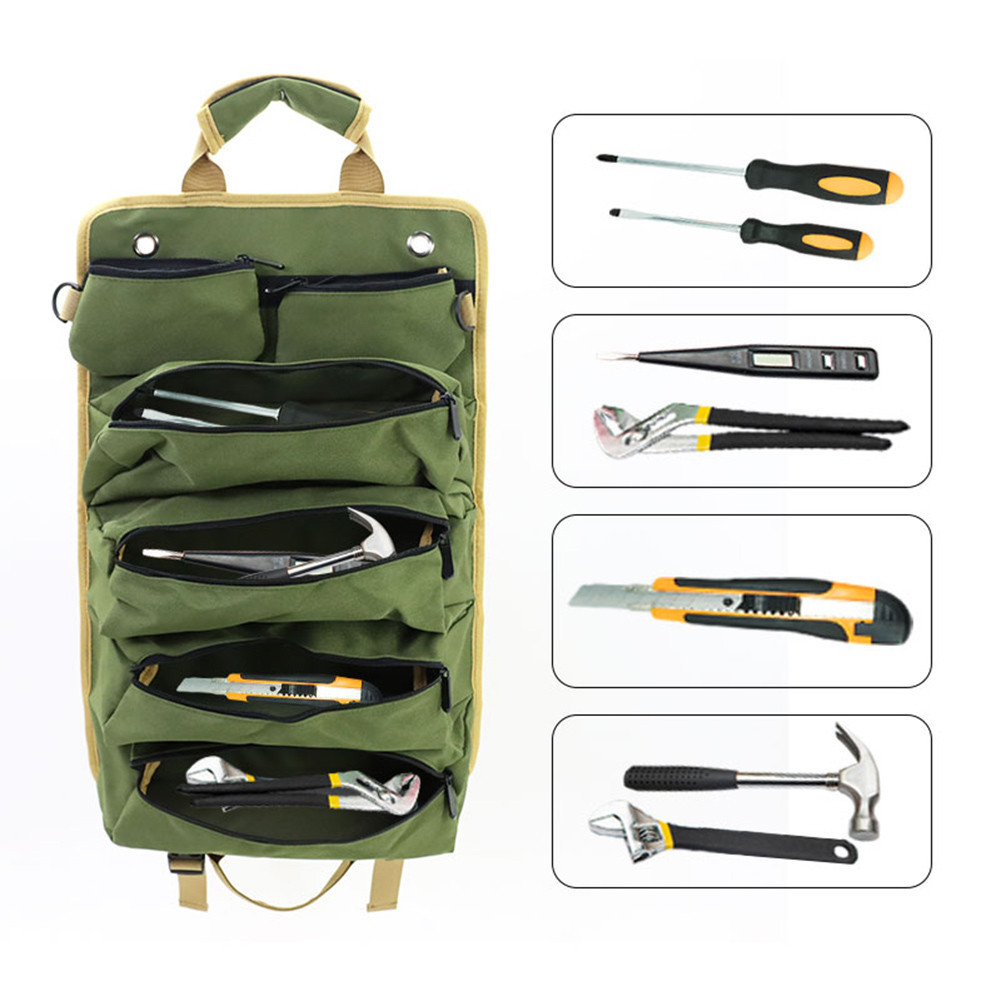 Multi-Purpose Tool Bag Multi Pocket Hardware Tools Pouch Portable Tool ...