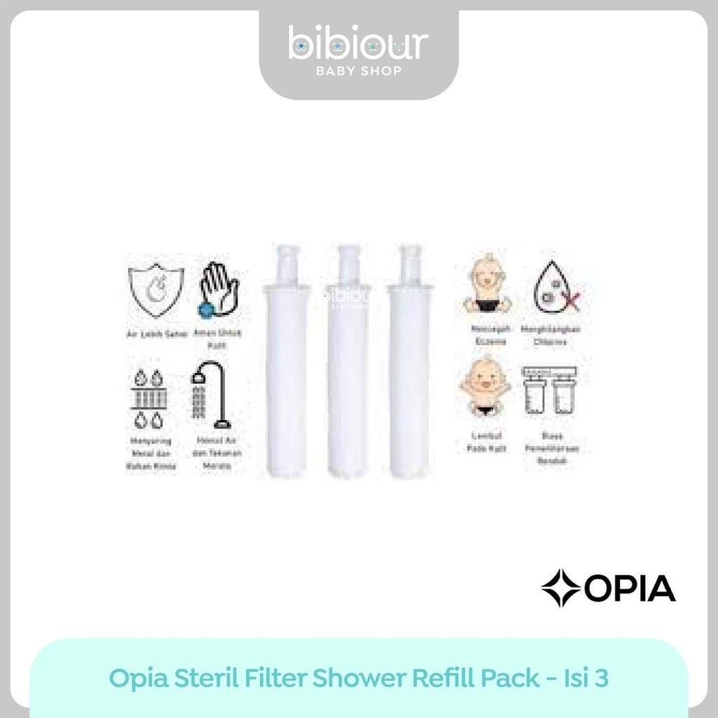 Opia Shower Body Filter Refill Pack (3 Packs) | Shopee Philippines