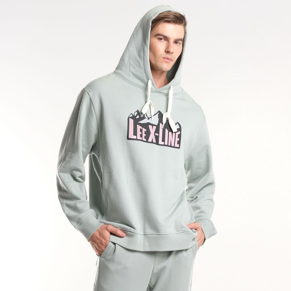 Lee Silver Blue Graphic Print Xline Hoodie Jacket - Unisex | Shopee ...