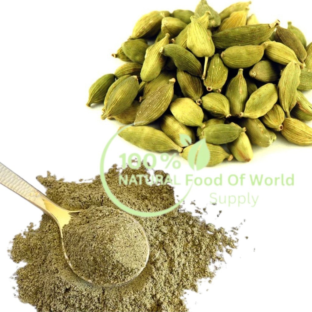 Cardamon Powder 30g - 250g 绿豆蔻粉 Ground Green Cardamon Buah Hijau Pelaga ...