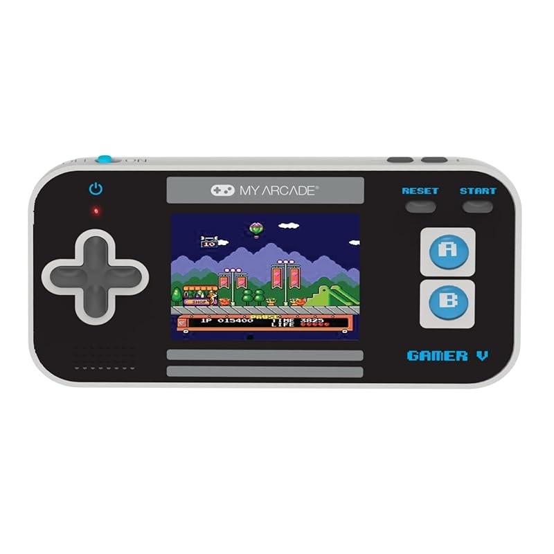 My Arcade Gamer V Classic-Blue: Portable Gaming System with 220 Games ...