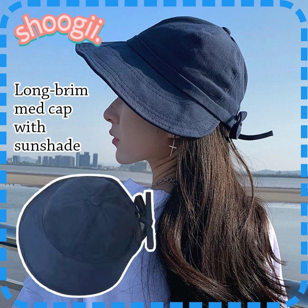 SHOOGYY Bucket Hat Men Women Wide Brim Foldable Sun Hat | Shopee ...