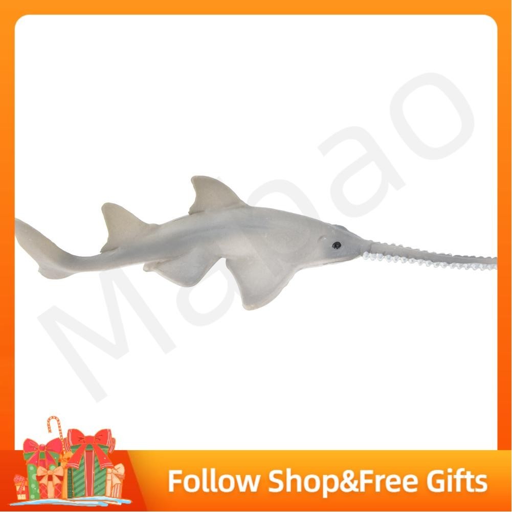 Mabao Lifelike Mini Sea Toys Plastic Sawfish Toy Kid Children Playing ...