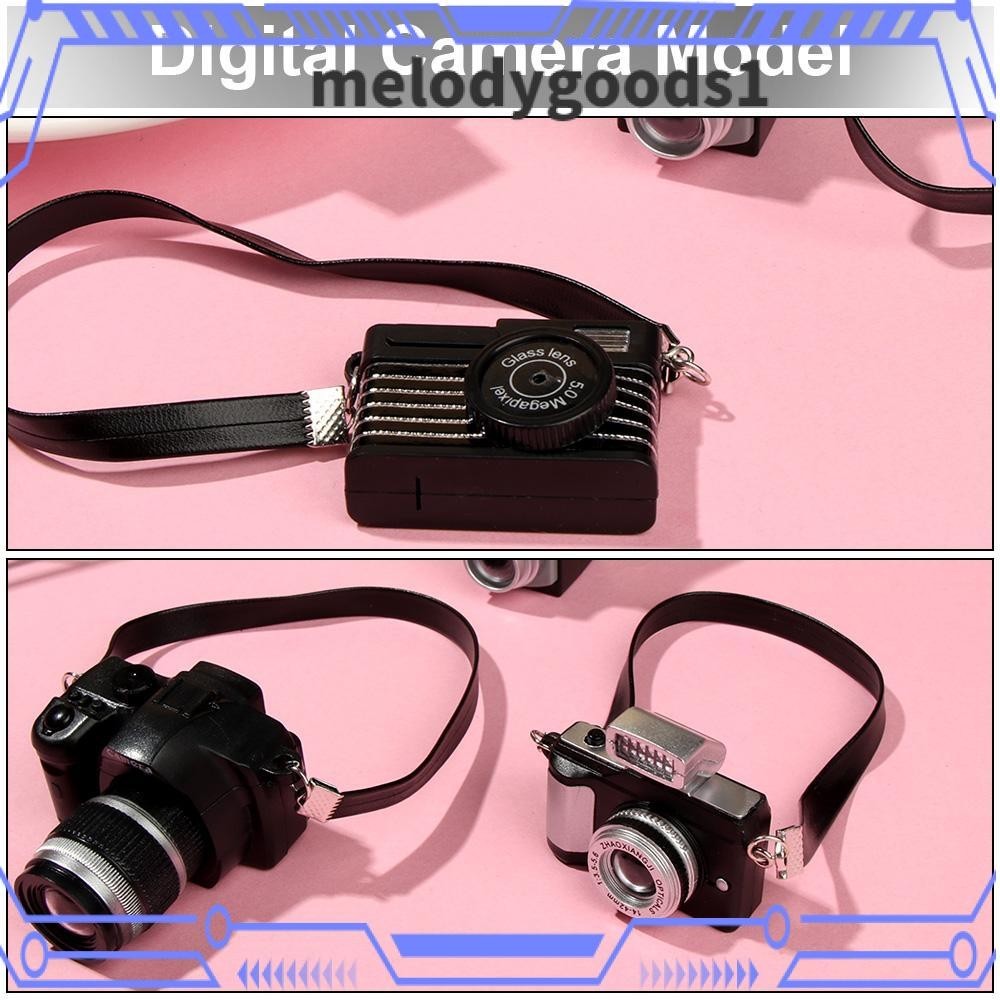 MELODG Fashion Digital Camera Model Kids Toys With Black Belt Miniature ...