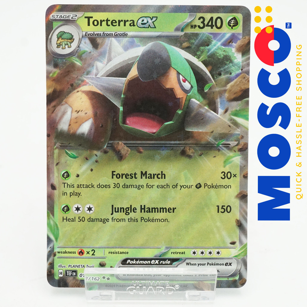 Torterra ex - 012/162 - Ultra Rare Scarlet & Violet: Temporal Forces ...