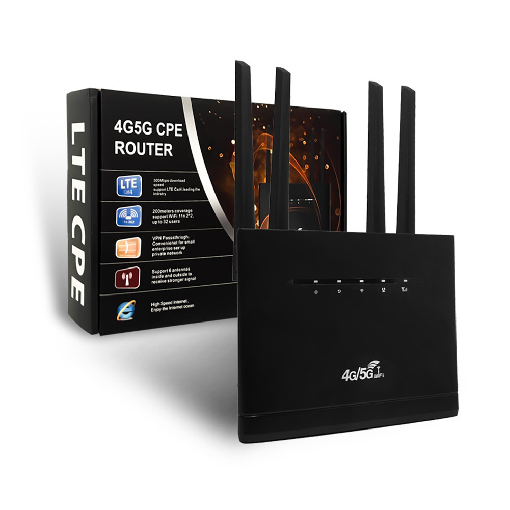 4G CPE Router WIFI Router Modem 300Mbps with SIM Card Slot RJ45 WAN LAN ...