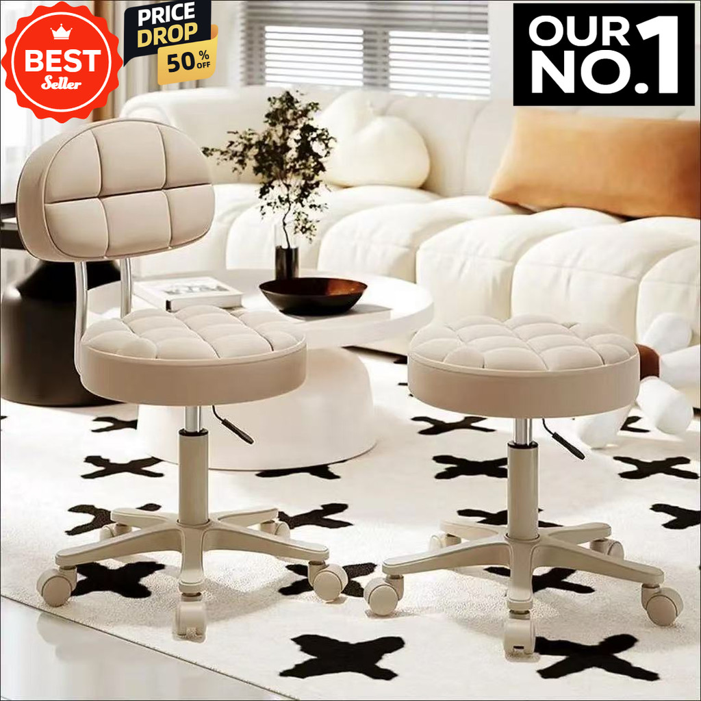 【in stock】Hydraulic Stool Chair Round Adjustable Stool For Office & SPA ...