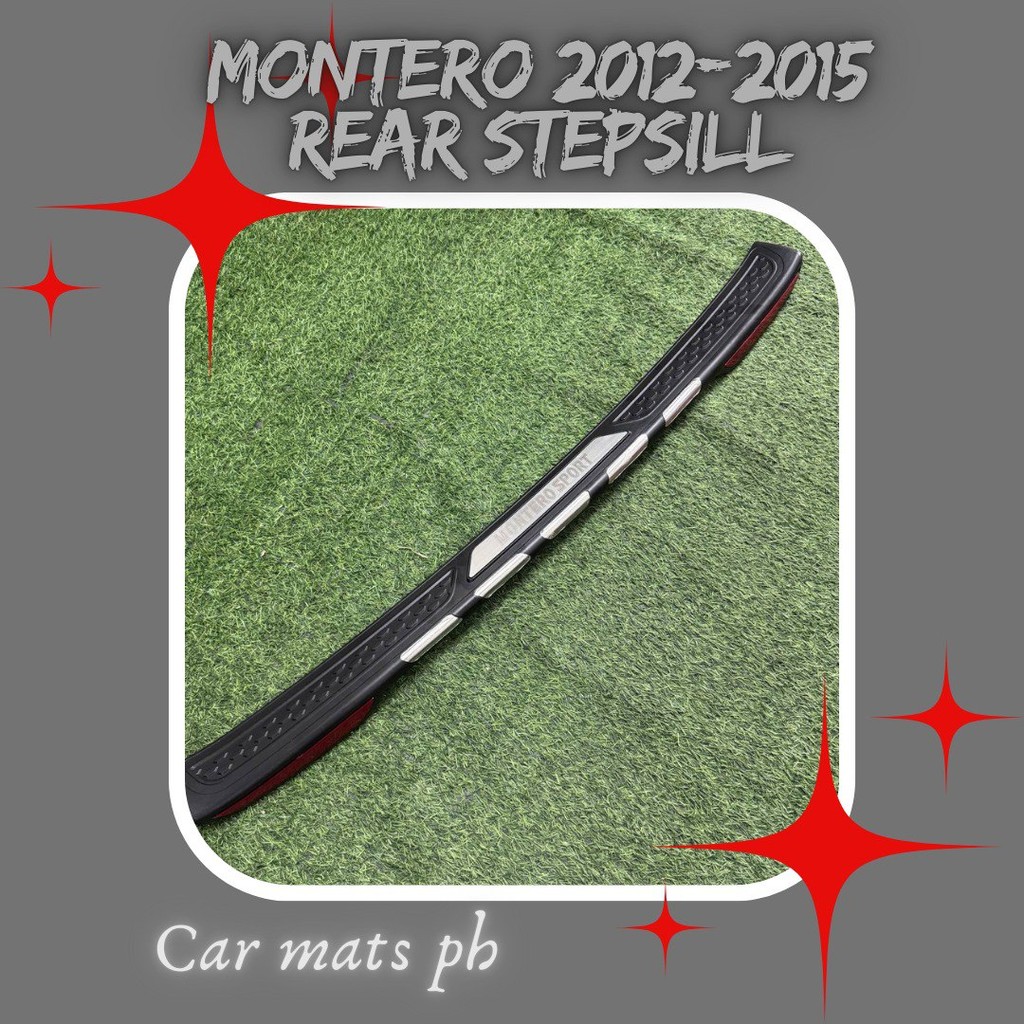 Mitsubishi montero 2012-2015 rear stepsill protection | Shopee Philippines