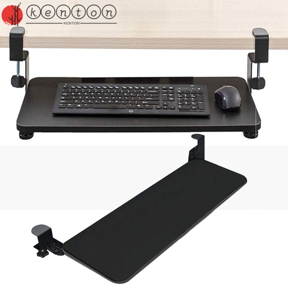KENTON Under Desk Keyboard Tray, C Clamp Mount Extra Sturdy Slide ...