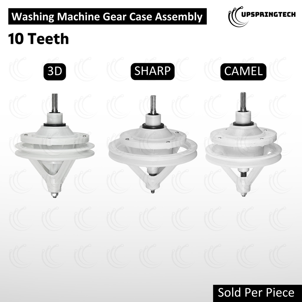 Washing Machine Gear Case Assembly & Pulley Parts Sharp, 3D, Camel ...
