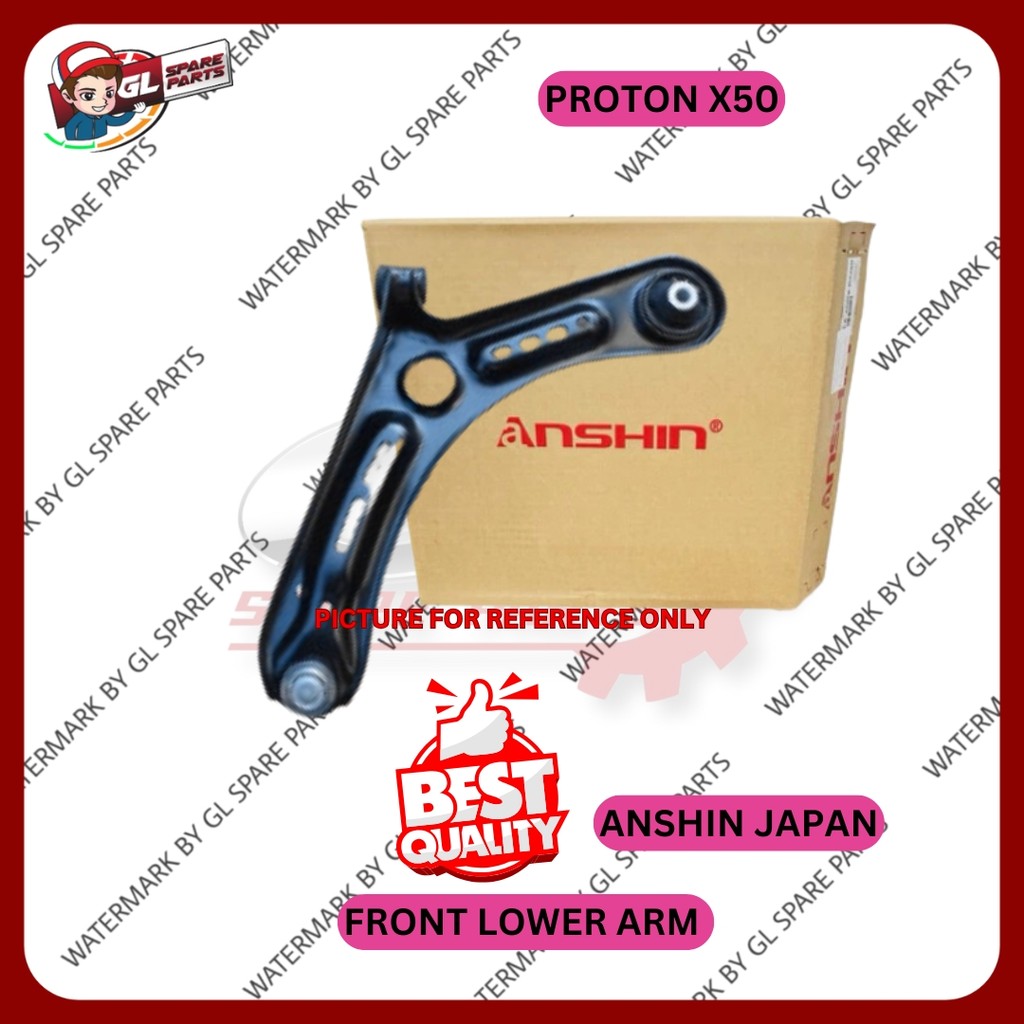 (ANSHIN JAPAN) FRONT LOWER ARM PROTON X50 (WITH BALL JOINT) | Shopee ...
