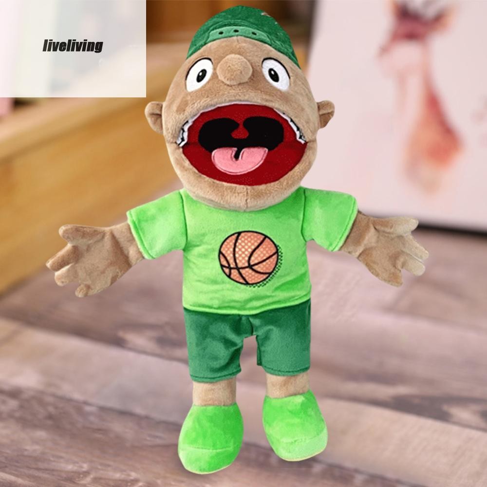 Jeffy Plush Cosplay Toy Jeffy Hat Hand Puppet Game Stuffed Doll Kids ...