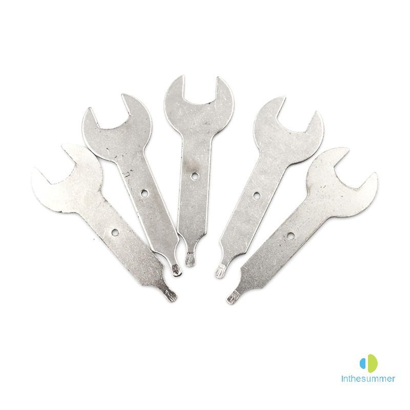ITHT> 5pcs Metal Collet Wrench Key 9mm Nut Spanner For Rotary Tool ...