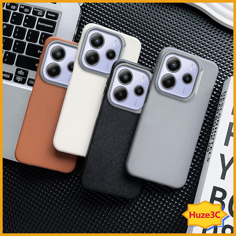 Case Redmi Note 14 4G 5G Soft Leather Solid Color Case SPW | Shopee ...