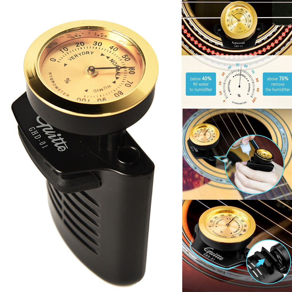 Universal Guitar Humidifier Clip-on 2In1 Sound Holes Humidity Care ...