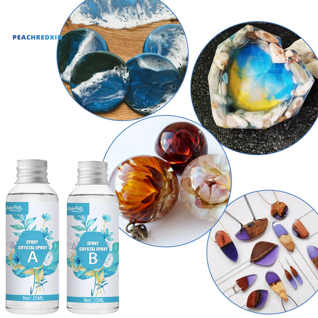 PES-1 Set Epoxy Resin Bottled Strong Adhesive Liquid AB Coating Casting ...