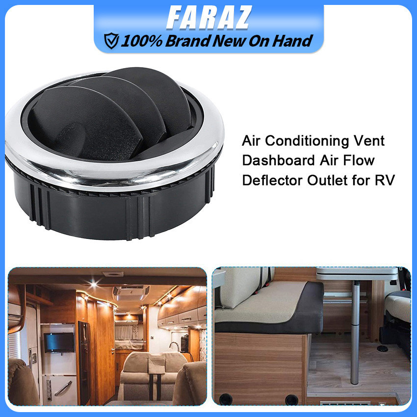 Car Air Outlet Rotating Vent Air Outlet Round Ceiling For Car Rv Bus A ...