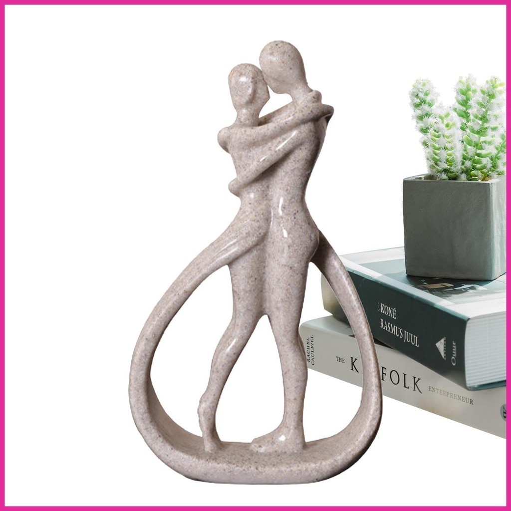 Lovers Statue Kiss Couple Figurine T For Wedding Engagement And