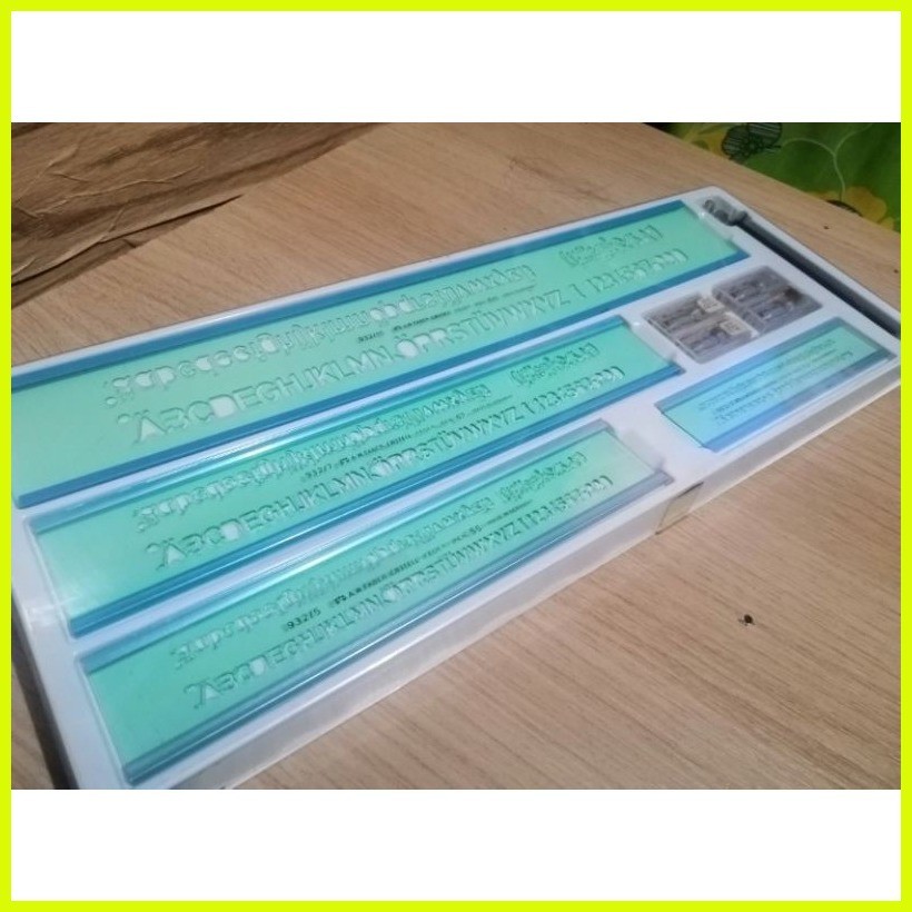 Faber-Castell Lettering Stencils Set | Shopee Philippines