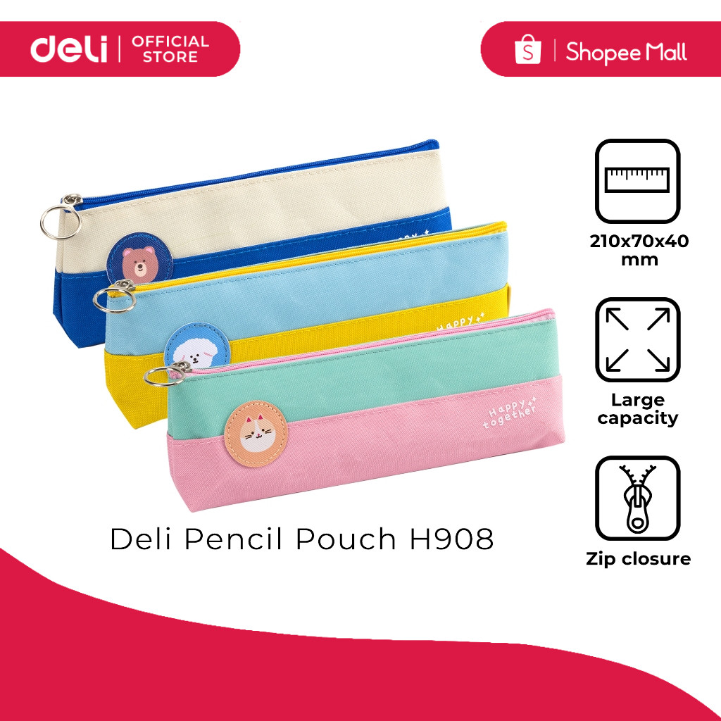 Deli H908 Pencil Pouch | Shopee Philippines