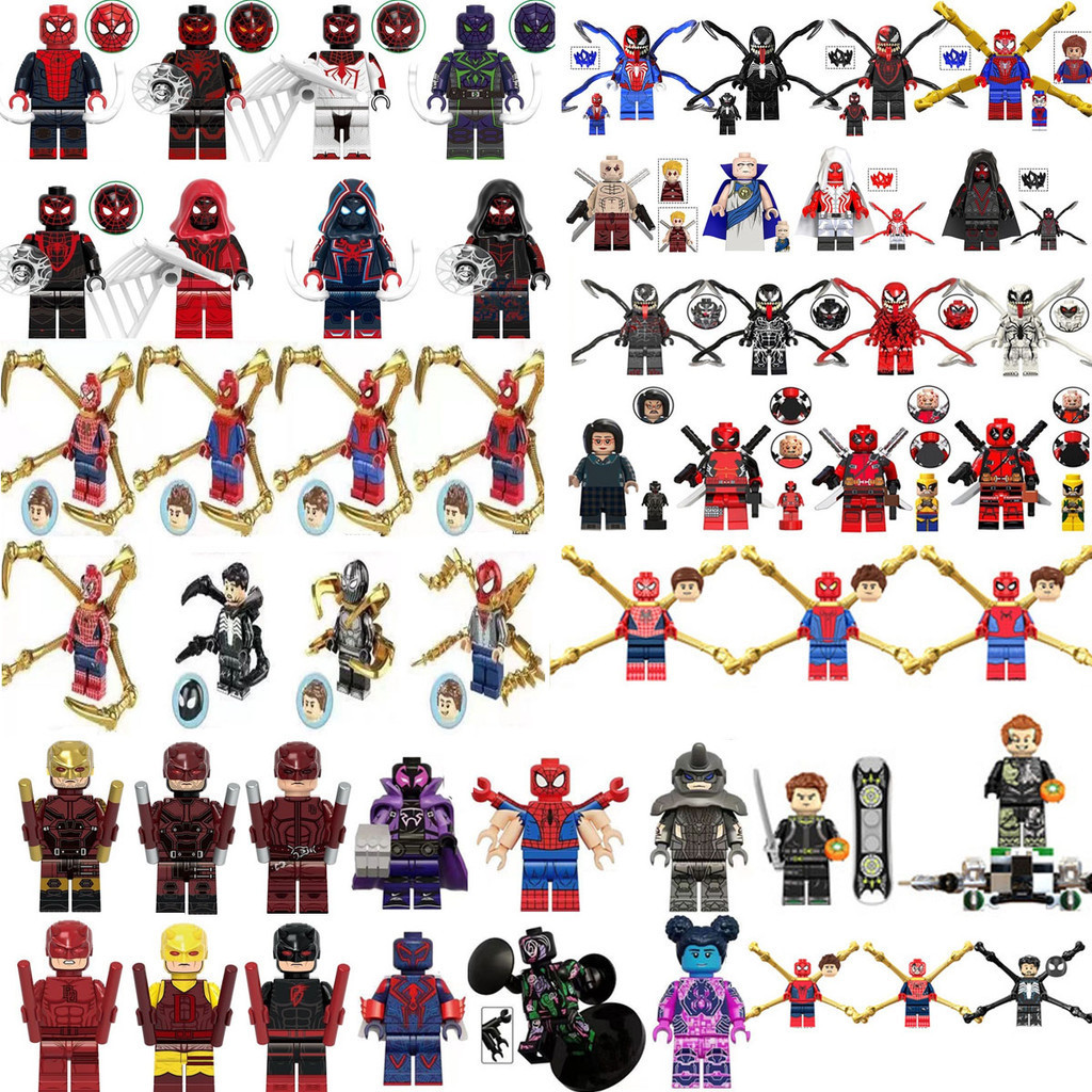 Assembly Building Block Superman Series nano model minifigures Children ...