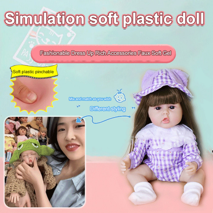 【HOT】[Cute/Realistic] Simulated Soft Silicone Doll Fashion Dressup ...